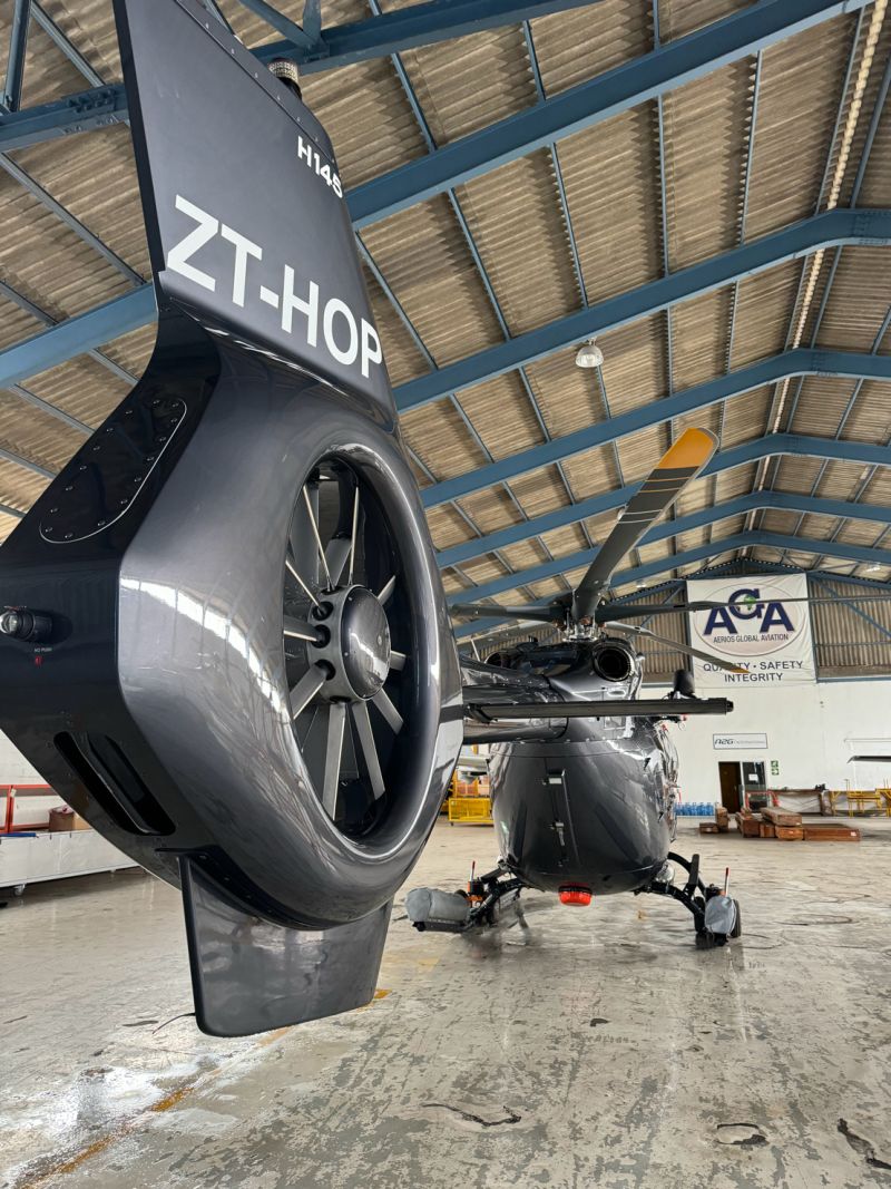 Airbus H145 – 5 Blade: The evolution of the old BK-117. – SA Flyer